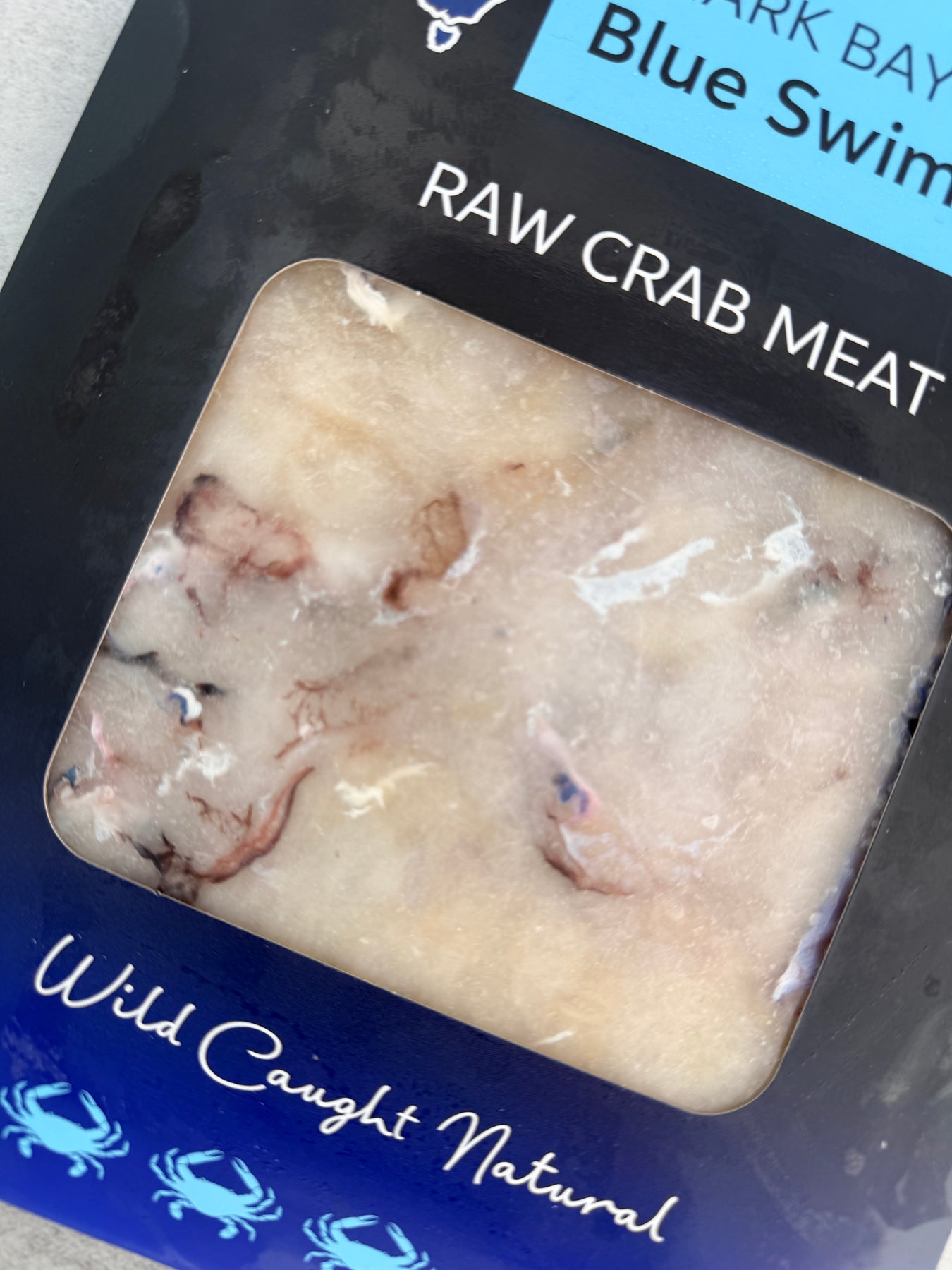 raw crab meat texture